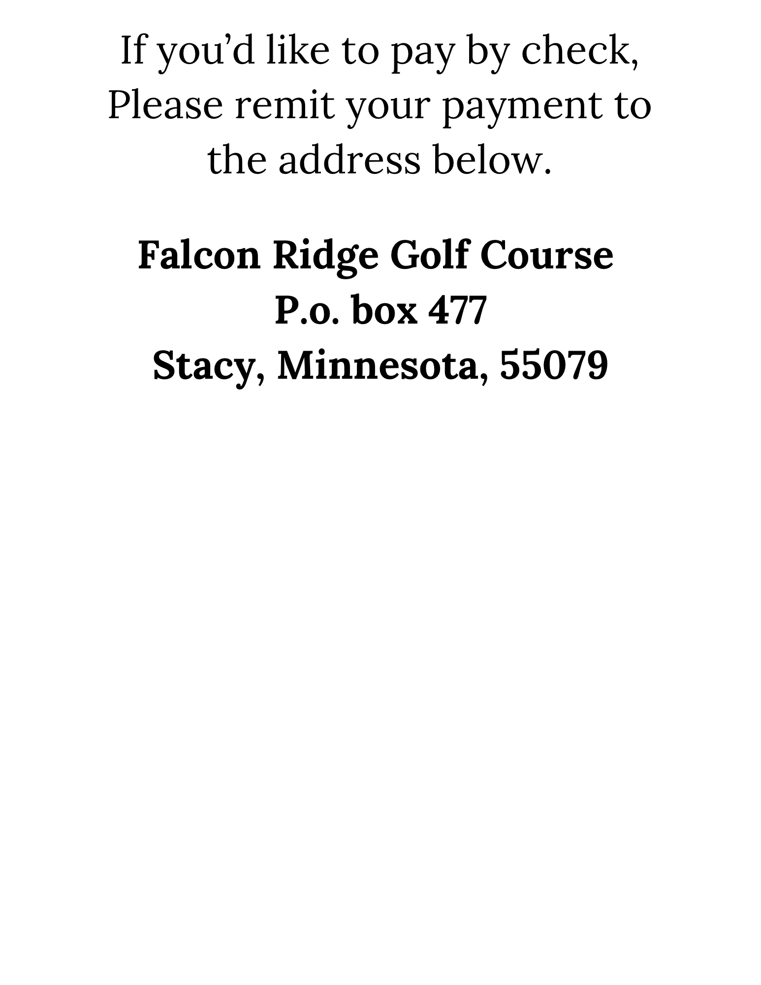 Junior Golf Day - Falcon Ridge Golf Course